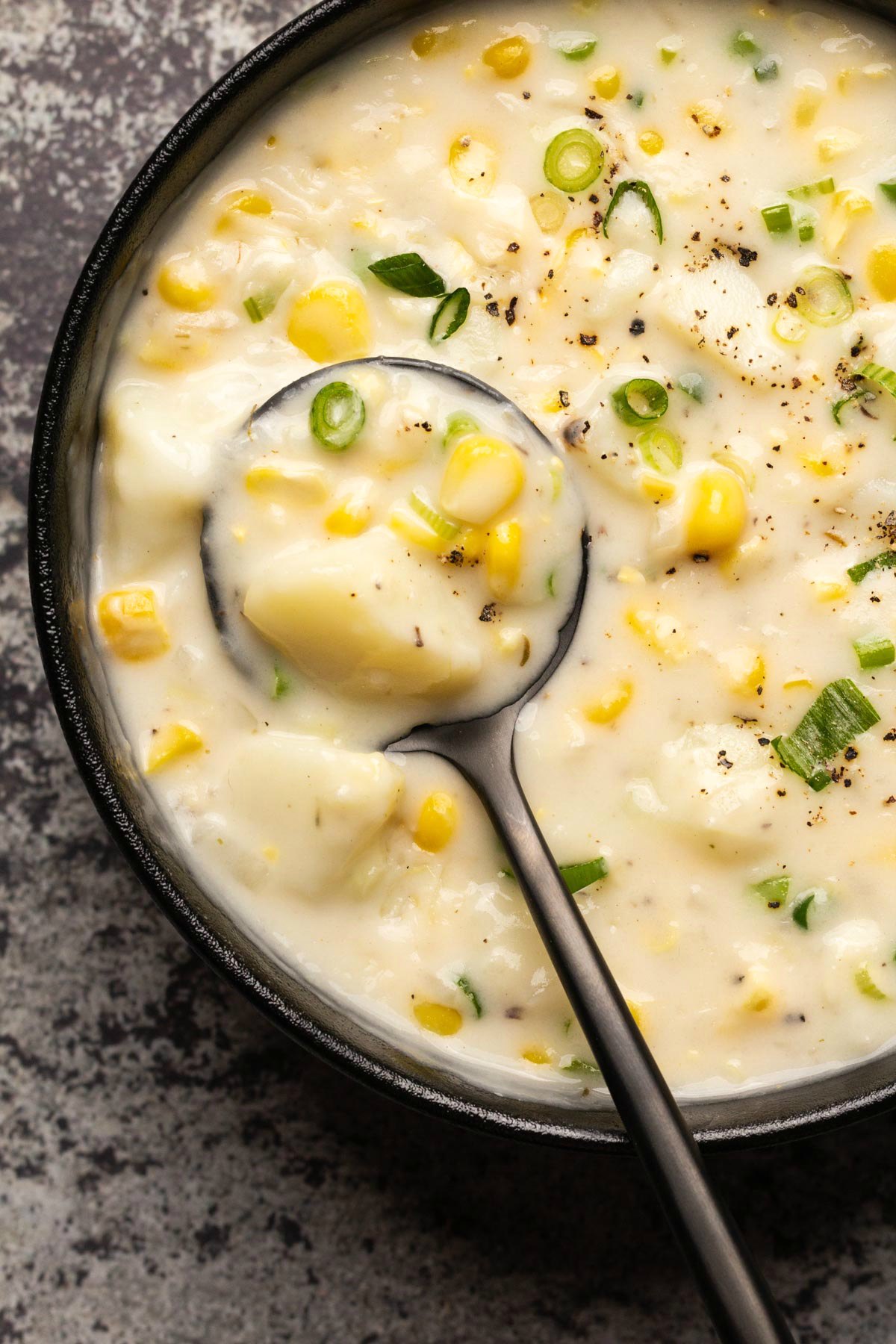 Vegan Corn Chowder Rencana Vegan Corn Chowder Rencana